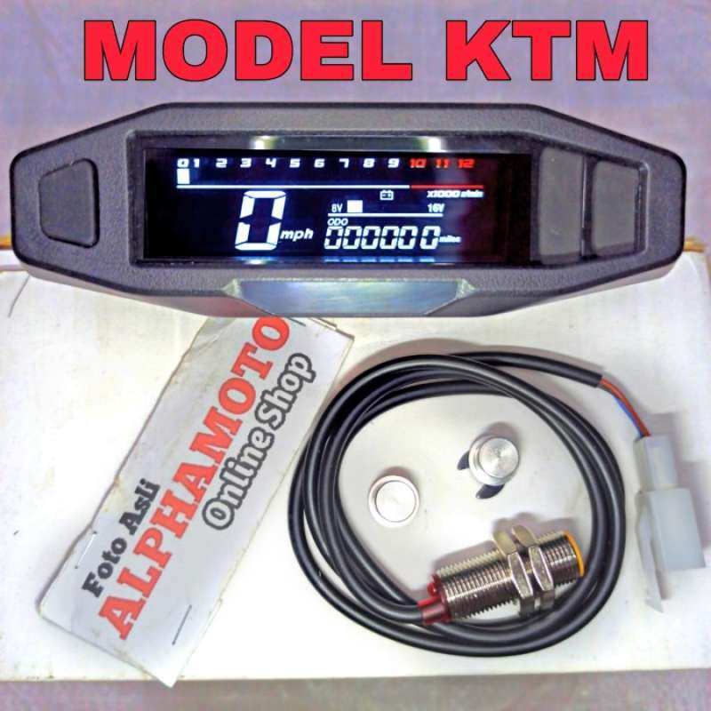 Promo Spidometer Rpm Model Ktm Digital Spido Cb 100 Megapro Tiger Gl ...