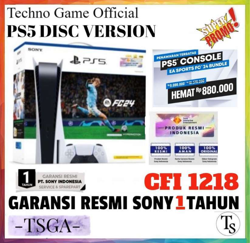 Jual PS5 Console EA Sports Fc 24 Disc Version Bundle EA Sports FC 24 di Seller Techno S General ...