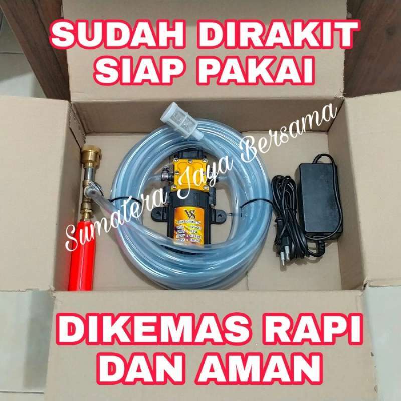 Promo Alat cuci motor steam mini Mesin pompa dc cuci ac motor mobil ...