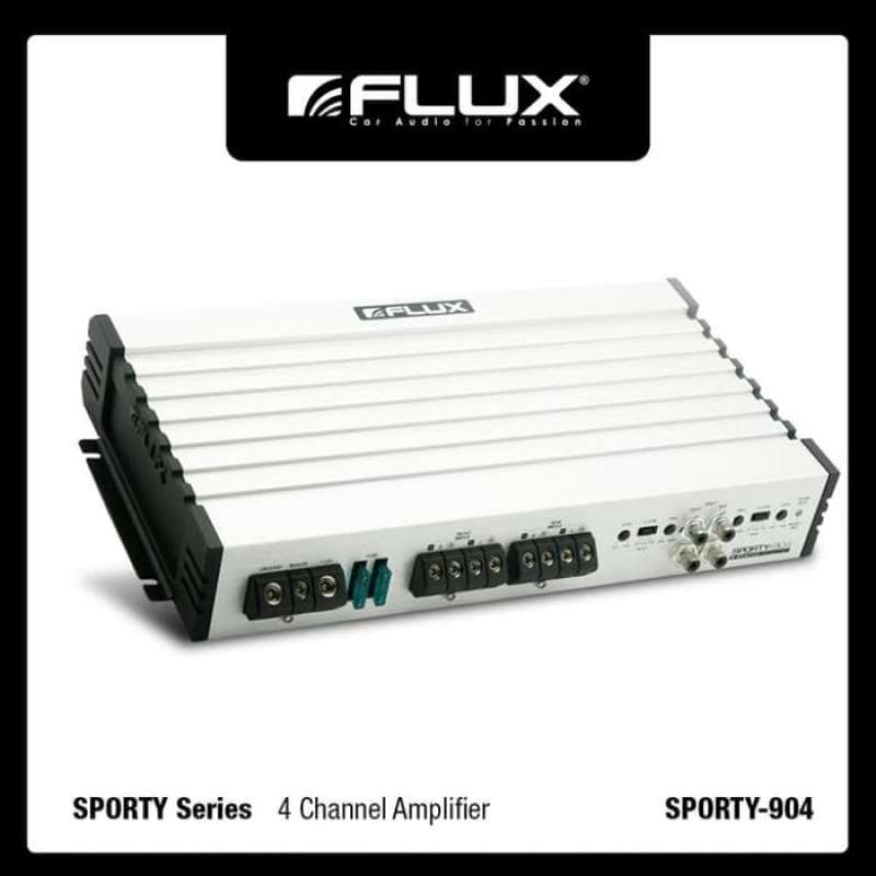 Promo New Flux Sporty Fs 904 Power Amplifier 4 Channel Flux Resmi Terbaik Diskon 2% di Seller ...