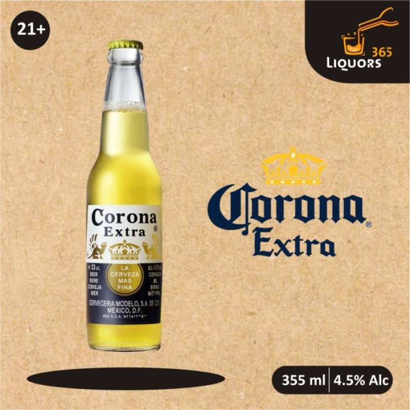 Jual Corona Extra Beer 355 ML di Seller Liquors365 Official Store ...