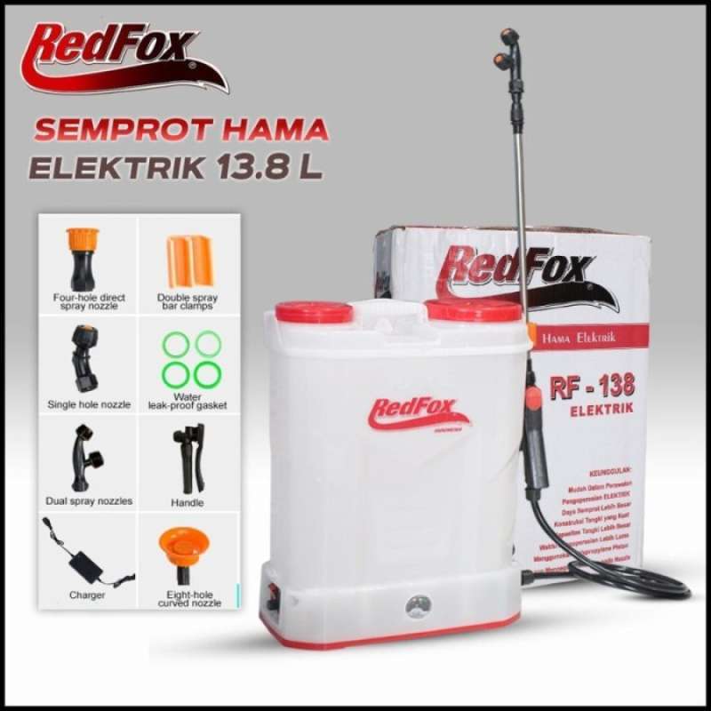 Promo Redfox Rf-18em Alat Semprot Hama 18 Liter 2 In 1 Gendong Sprayer - Elektrik 13,8 Diskon 29 ...