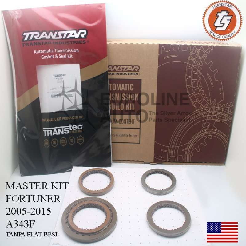 Jual TRANSTAR KIT TRANSMISI MATIC A343F TANPA PLAT FORTUNER 2005-2015 ...