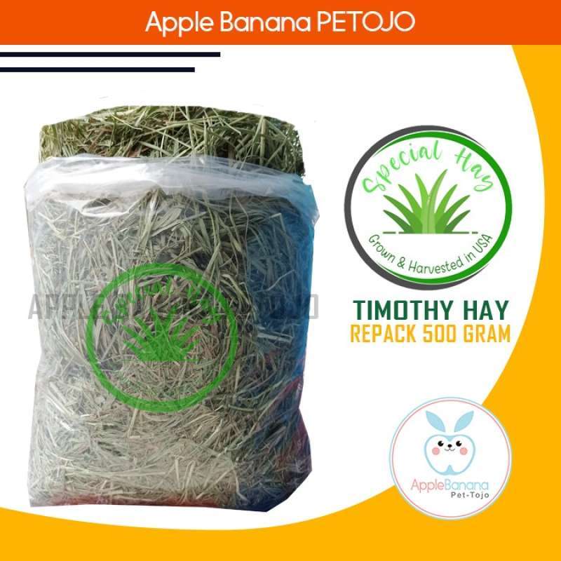 Promo Hay Timothy 500 Gram Special Hay Timothy Repack 1kg Rumput Hay ...