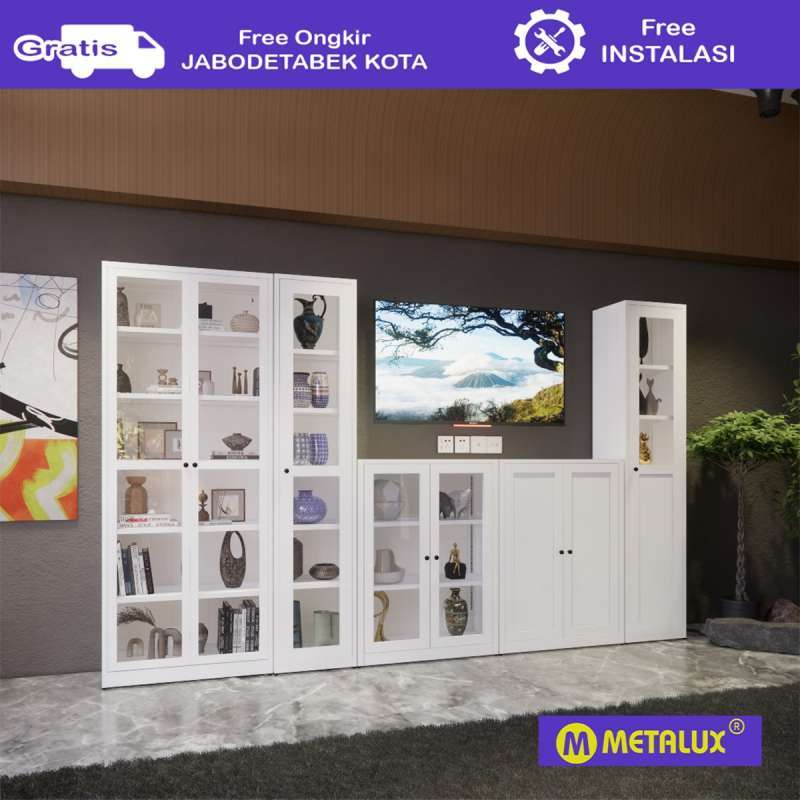 Promo Metalux Hokuto - Lemari Pajangan Besi | Steel Rack Display ...