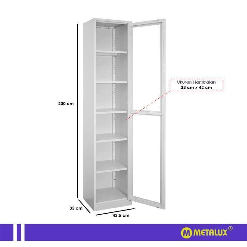 Promo Metalux Hokuto - Lemari Pajangan Besi | Steel Rack Display ...