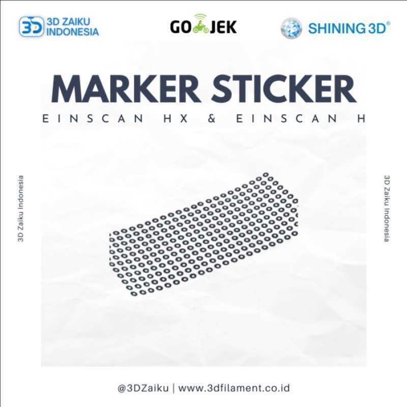 Jual Original Einscan HX and Einscan H 3D Scanner Marker Sticker di ...