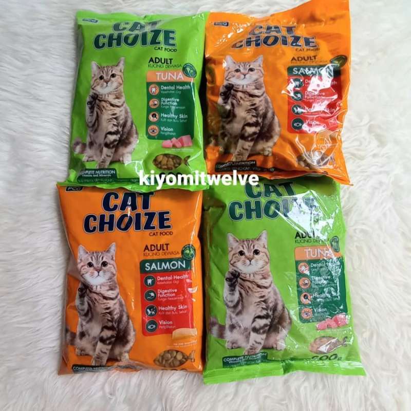 Jual Cat Choize Adult 800 Gram Cat Choice Tuna Salmon Makanan Kucing ...
