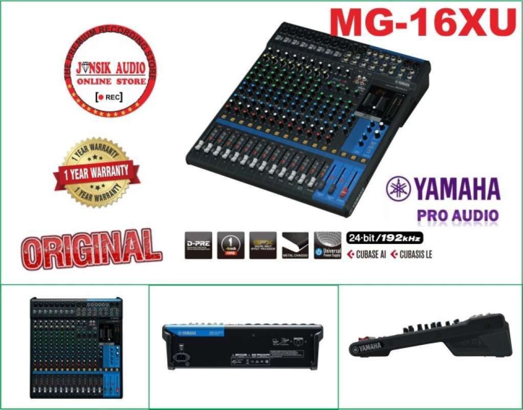 Promo Mixer Yamaha Mg16xu Mixing Console 16- Mixer Audio Diskon 23% Di Seller Guaza Store ...