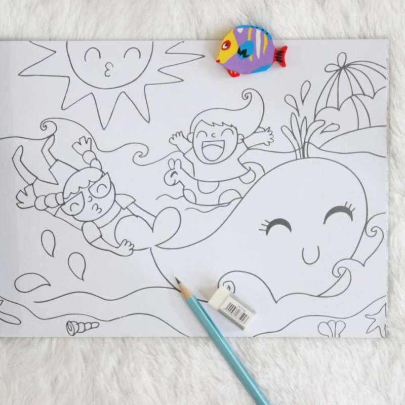 Promo Buku Mewarnai : Fun Coloring Season Series : Buku Anak-rekomended ...