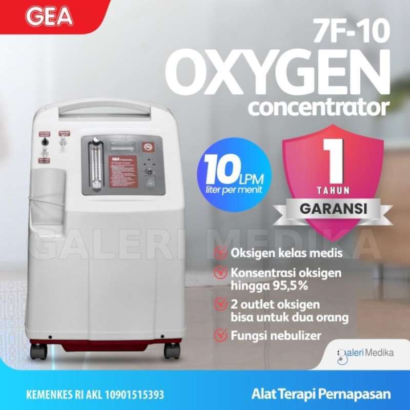 Promo Oxygen Concentrator Gea 7f-10 Lpm - Oksigen Konsentrator 10liter ...