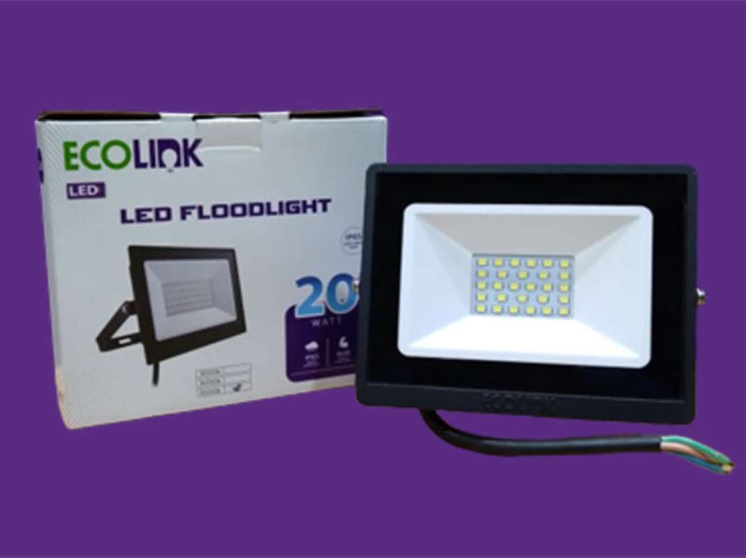 Promo Lampu Sorot LED Ecolink Lampu Floodlight FL007 20W Watt Kuning ... Promo Lampu Sorot LED Ecolink Lampu Floodlight FL007 20W Watt Kuning ...