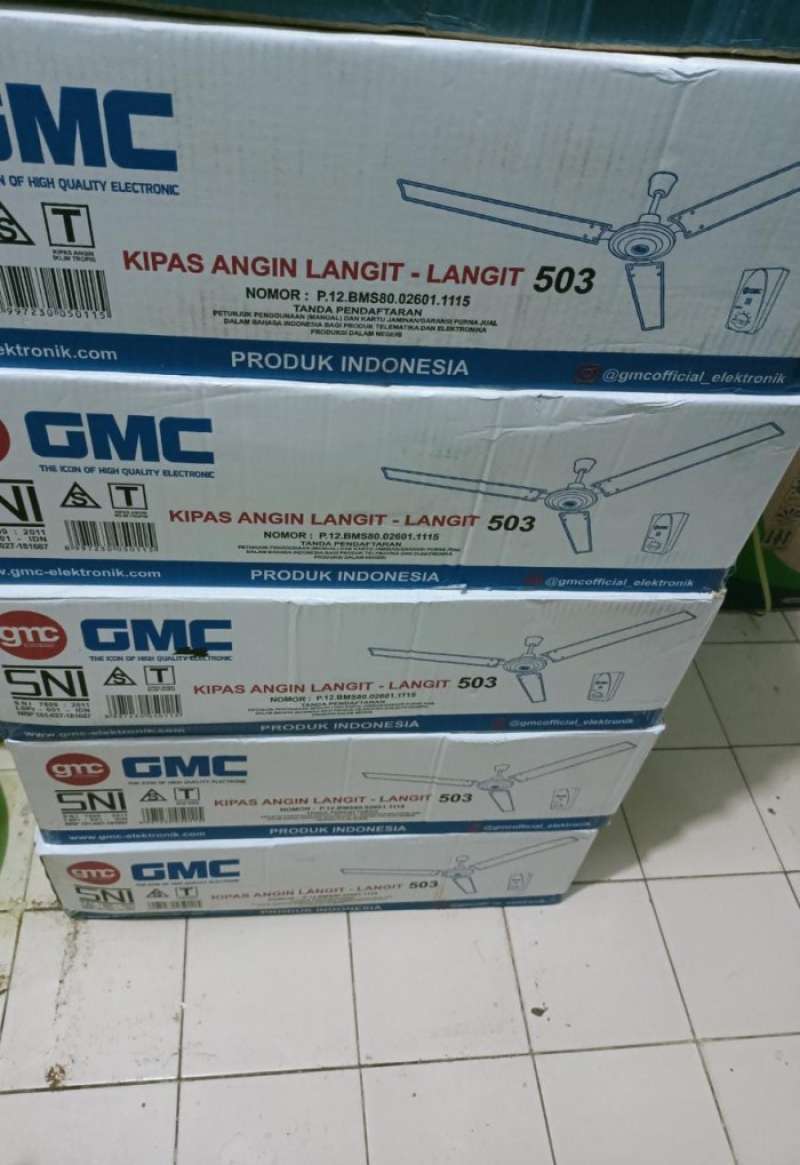 Promo Kipas Angin Langit-langit Gmc 503 (ceiling Fan) Ukuran 56baling ...