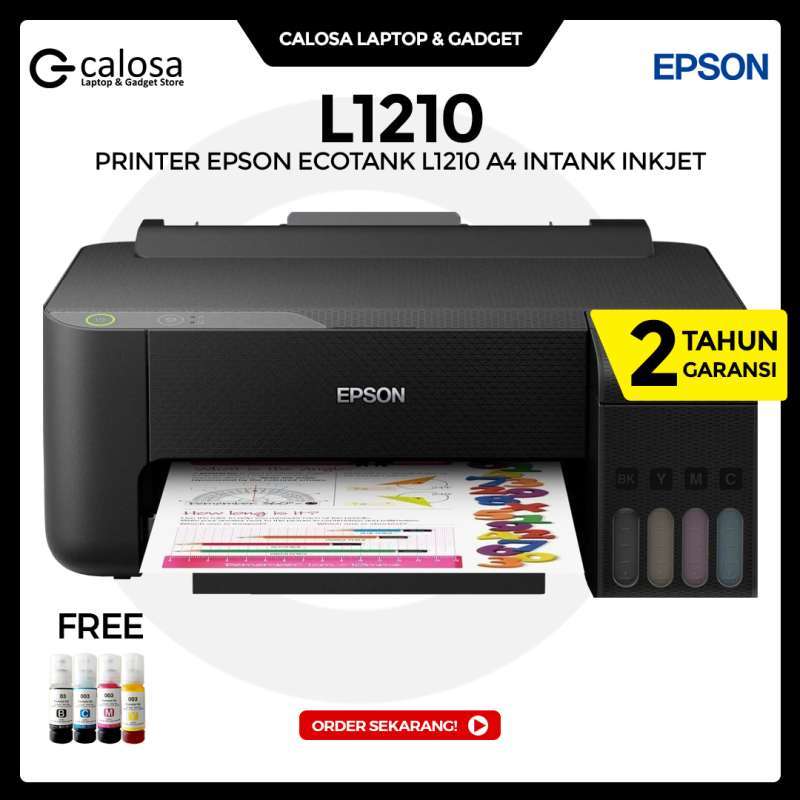 Jual Printer Epson Ecotank L1210 A4 Intank Inkjet Original Di Seller ...