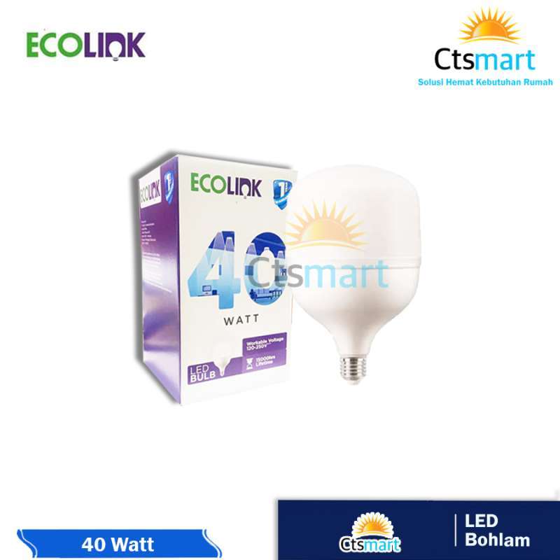 Jual Ecolink Led Bulb 40 Watt 40 W 6500k Putih / Cool Daylight Di ...