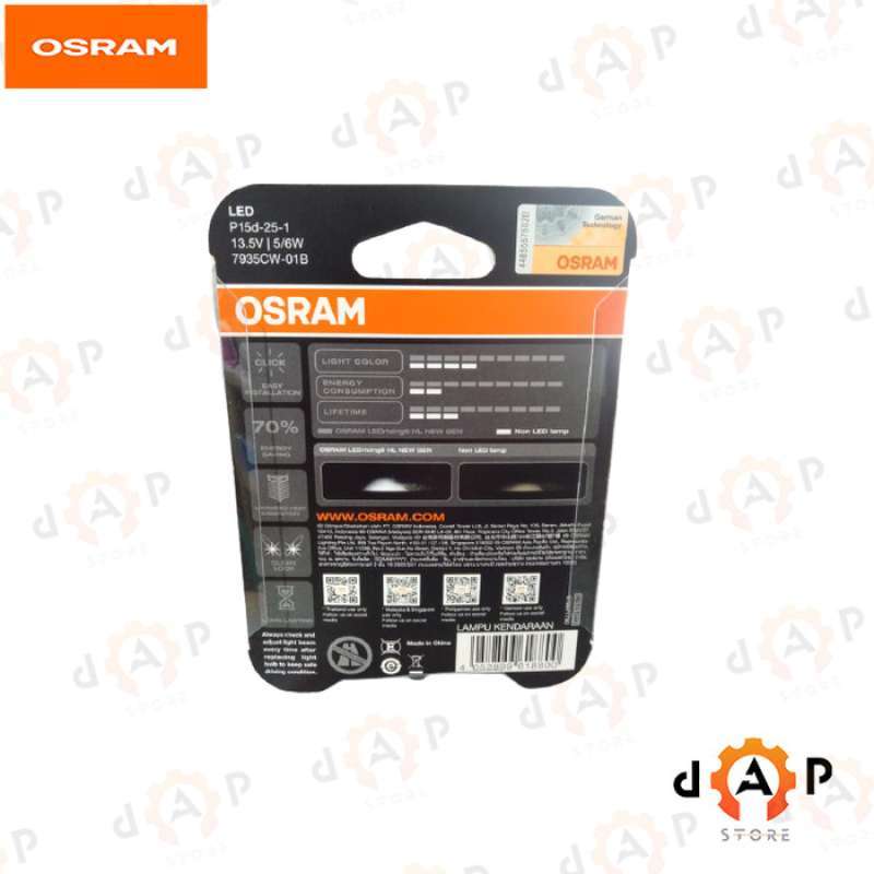 Promo Osram Led T19 K1 Lampu Utama Motor Warna Putih Ac/dc- Plug N Play ...
