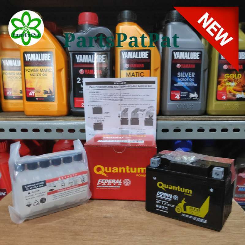 Jual Aki Federal Parts Gtz5s Quantum Power Accu Quantum Gtz-5s ...