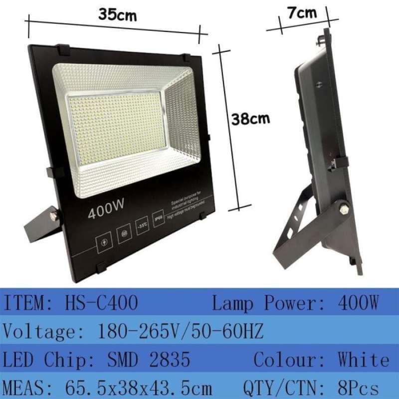 Promo Lampu Sorot Led 400 Watt Lampu Tembak 400w Sorot Led 400w Diskon ...