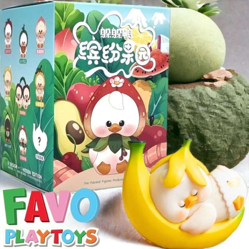 Promo Actoys X Bili Bili Goods Duoduo Duck Fruit Garden Series 2 Blind Box Figure Diskon 14 Di