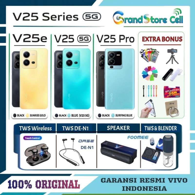 Jual Vivo V25 5g 8/256 | V25 Pro 12/256 |v25e 8/256 |v25 E 8/128 Resmi Vivo Di Seller Farwa ...
