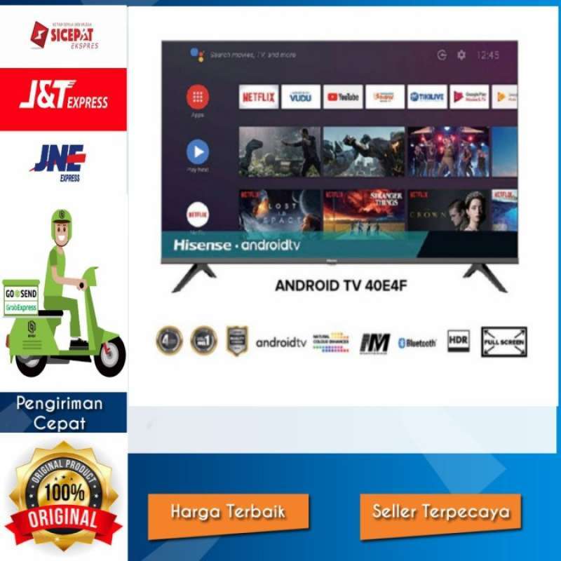 Promo LED TV HISENSE 40 Inch 40E4F Smart Android 9.0 FULL HD TV Diskon ...