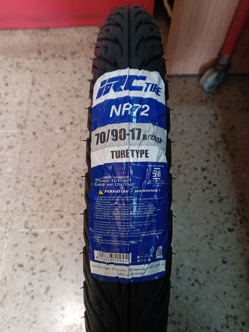 Jual Ban Motor Irc 70/90-17 Nr72 Tube Type Di Seller @toha - Karasak ...