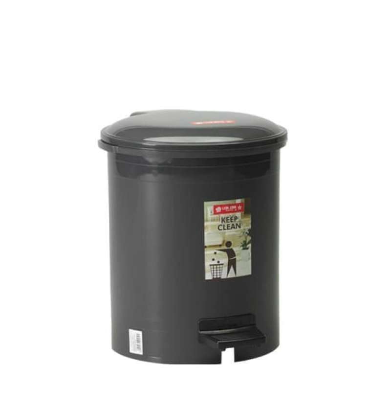 Promo C-11 Round Step On Dustbin 10 Litres Tempat Sampah Injak Lion ...