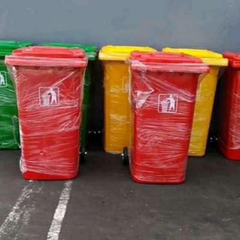 Promo Tempat Sampah Fiber Roda Sulo 100 Liter Diskon 23% Di Seller ...