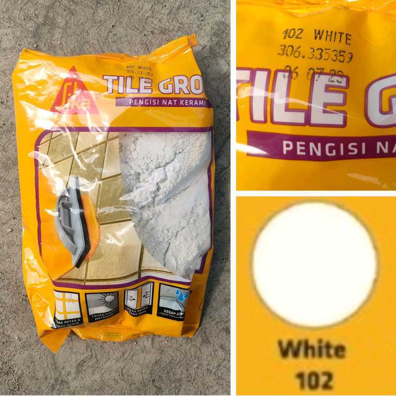 Jual Nat Keramik Sika Tile Grout White 1 Kg Pengisi Marmer Granit ...
