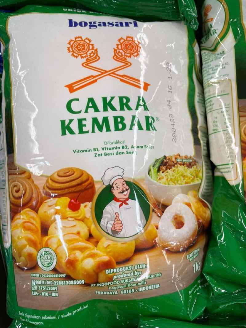 Jual Tepung Cakra Kembar Premium (1 Kg) di Seller Clarissa Tbk - Gebang ...