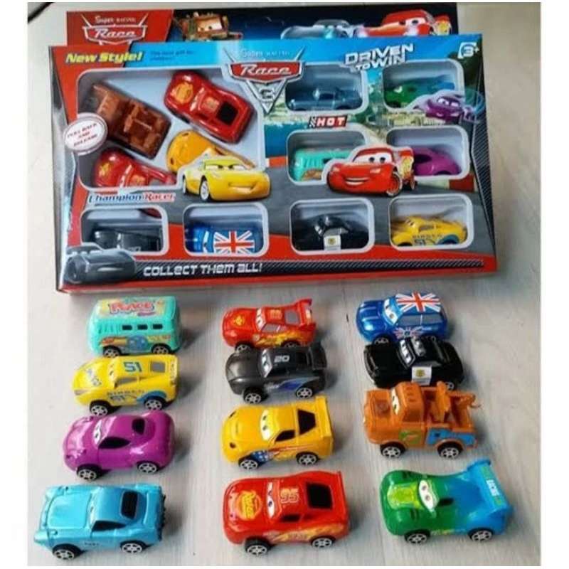 Jual Mainan Anak Mobil Truck Truk Cars Mcqueen - 6 Mobil 1 Truck Di ...
