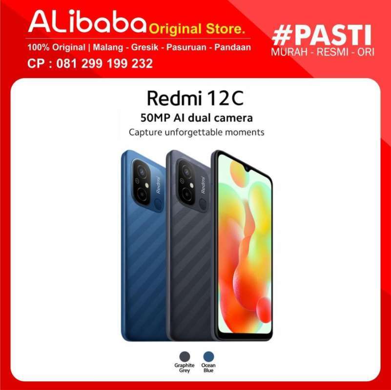 Jual Hp Redmi 12 C 4 128 Spesifikasi Original, Murah & Diskon Harga ...