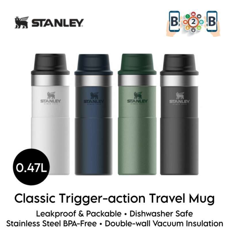 Jual Baru Stanley Tumbler Classic Trigger Action Travel Mug Botol Minum ...