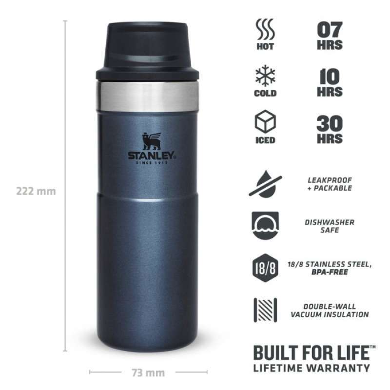 Jual Baru Stanley Tumbler Classic Trigger Action Travel Mug Botol Minum ...