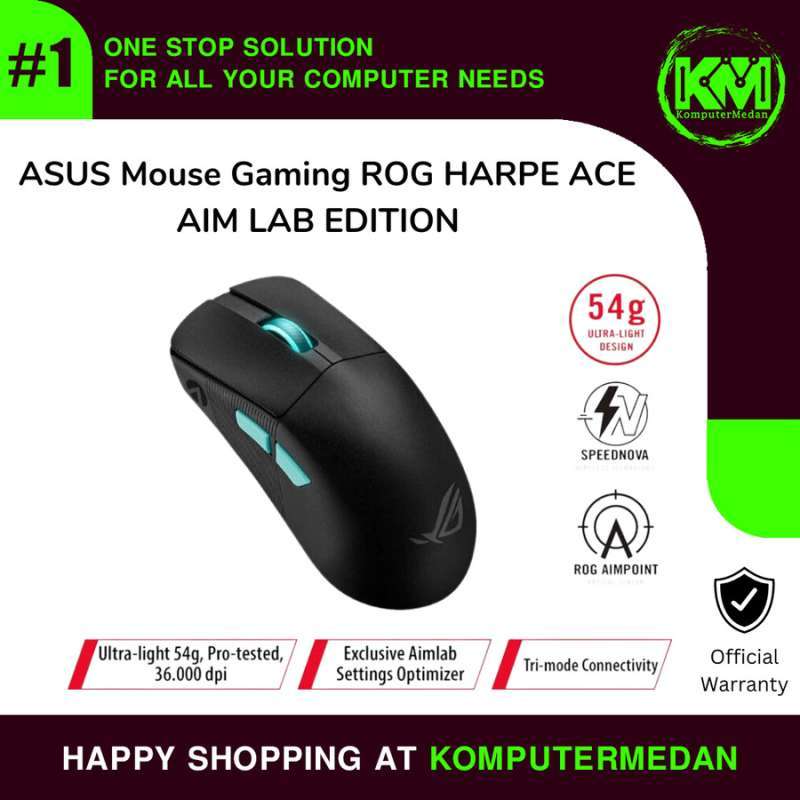 Jual ASUS Mouse Gaming ROG HARPE ACE AIM LAB EDITION di Seller ...