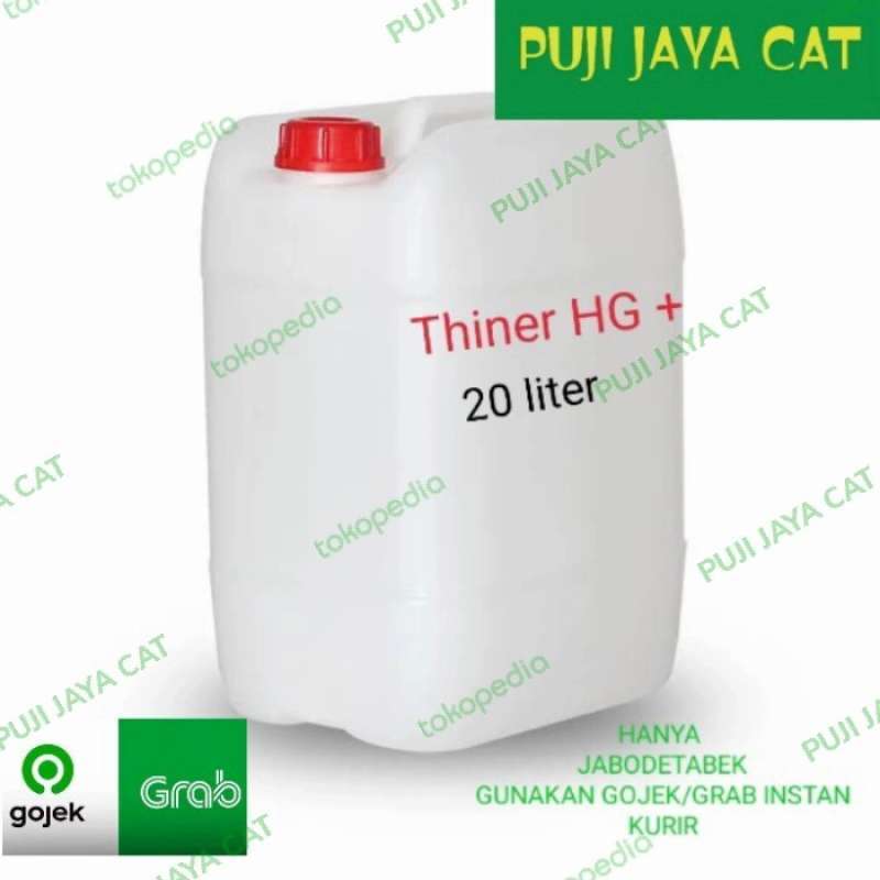 Promo Thinner Thiner Tiner Hg Super Isi 20 Liter ( 1 Jrigen ) + Jerigen ...