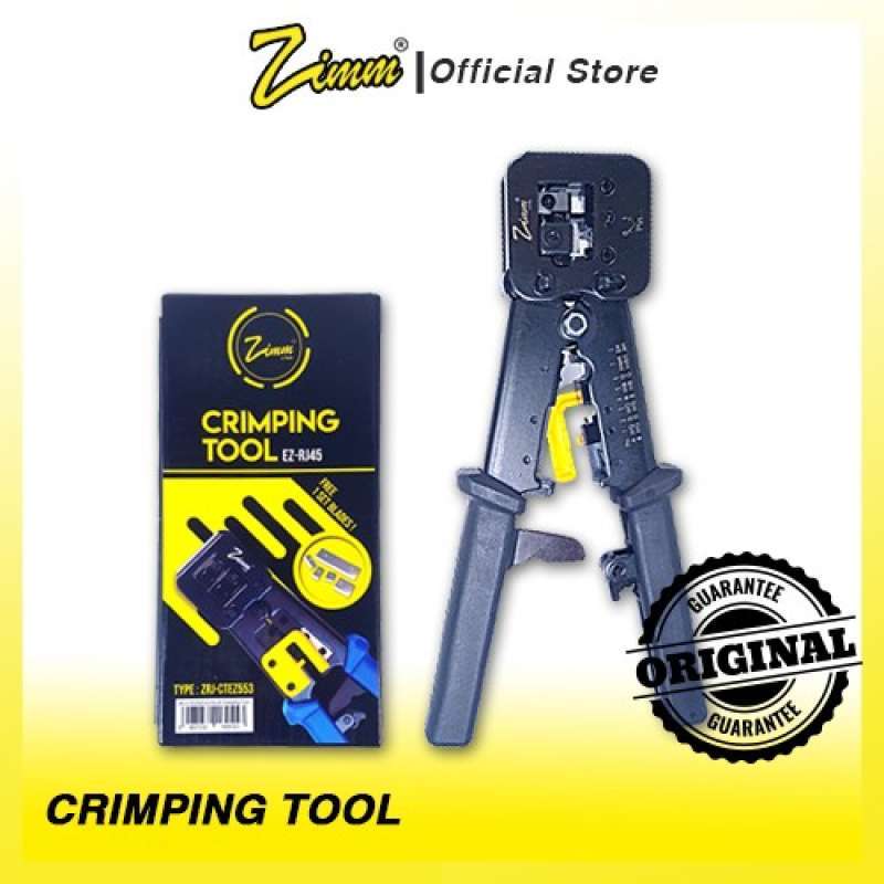 Promo Tang Crimping Crimping Tool Zimmlink Rj45 Rj11 Pemotong Kabel ...