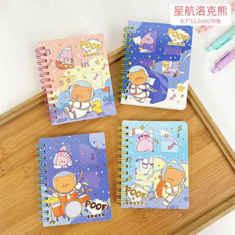 Jual Notebook Ring A7 Spiral Premium Tebal Motif Double Cover Cartoon ...