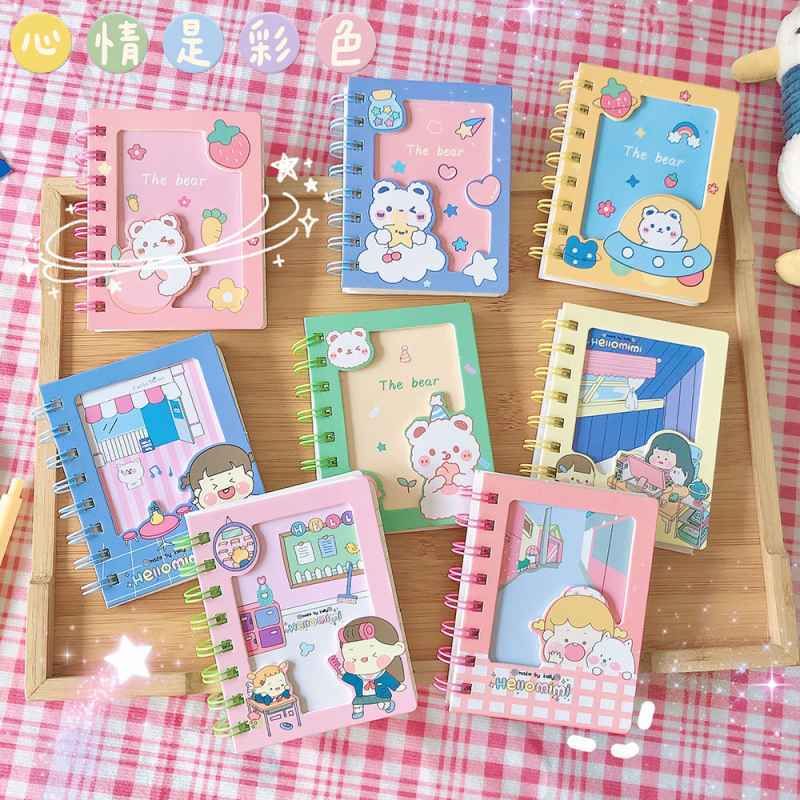 Jual Notebook Ring A7 Spiral Premium Tebal Motif Double Cover Cartoon ...