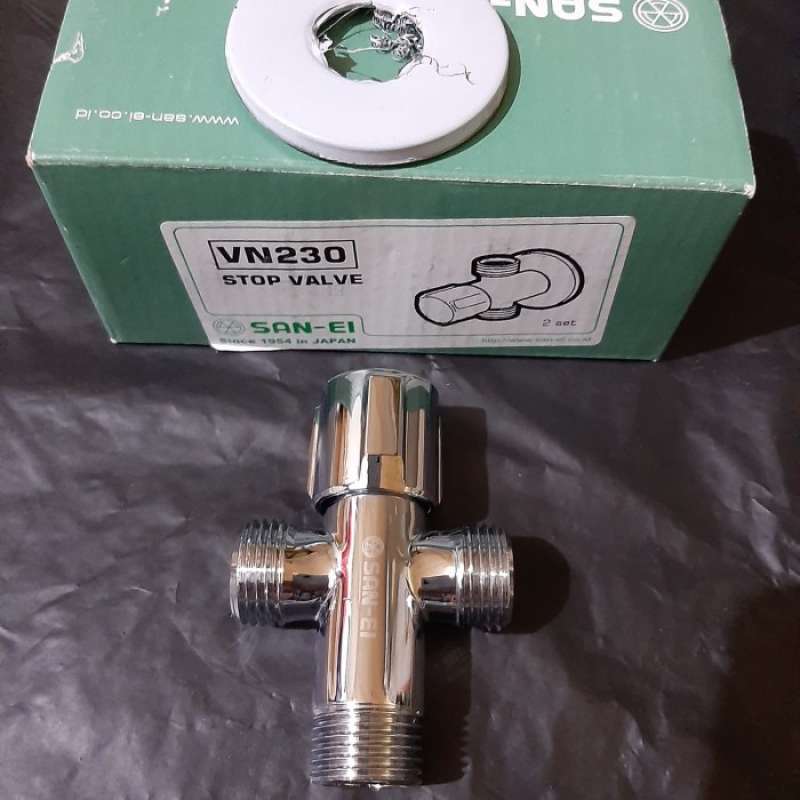 Promo Stop Kran Cabang San Ei/ Stop Kran Toilet/ Shower/ Wastafel Vn 230 Diskon 23% Di Seller ...