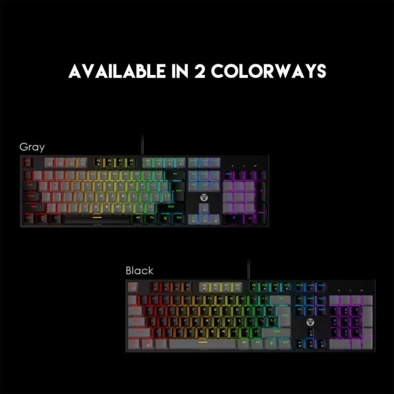 Promo Fantech ATOM MK886 RGB Gaming Mechanical Keyboard Full Size ...