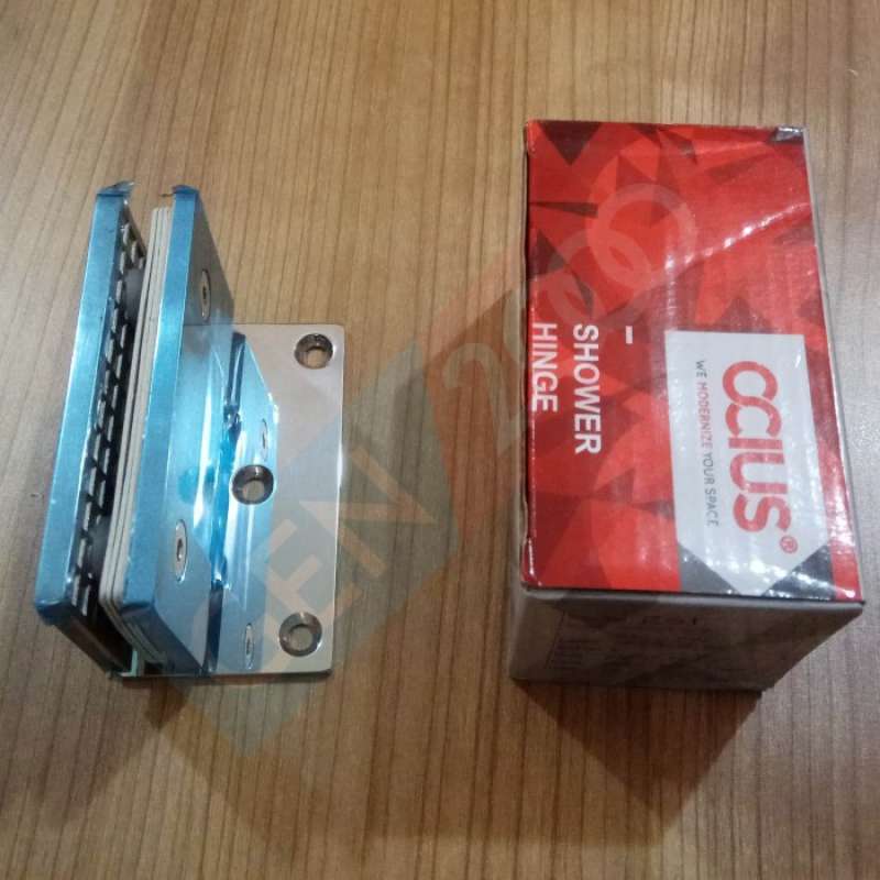 Promo Engsel Pintu Kaca Ke Tembok 90 Derajat Glass Shower Hinge Ocius Osh201 Diskon 23% Di ...