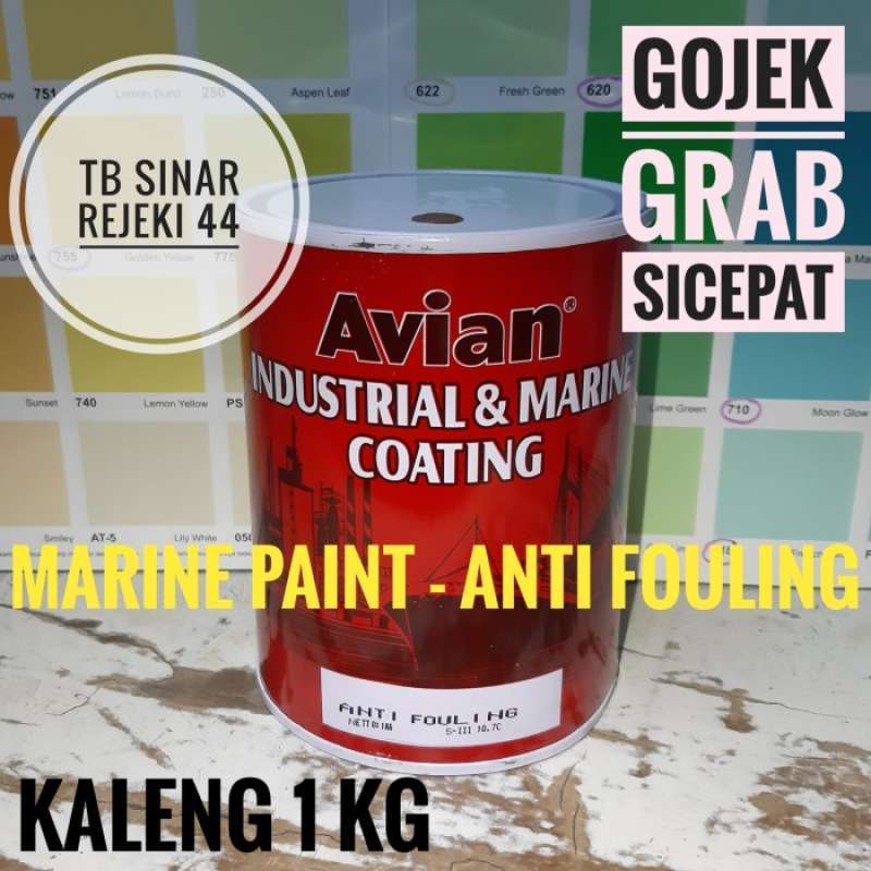 Promo Avian Anti Fouling Marine Paint Kaleng 1kg Cat Coating Kapal Laut Diskon 23% Di Seller Cv ...