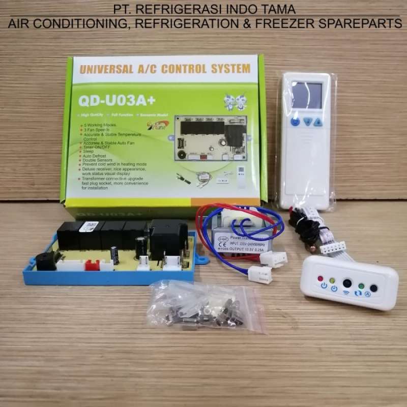 Promo REMOTE CONTROL AC UNIVERSAL QD-U03A+ / MODUL AC + PCB SET Diskon ...