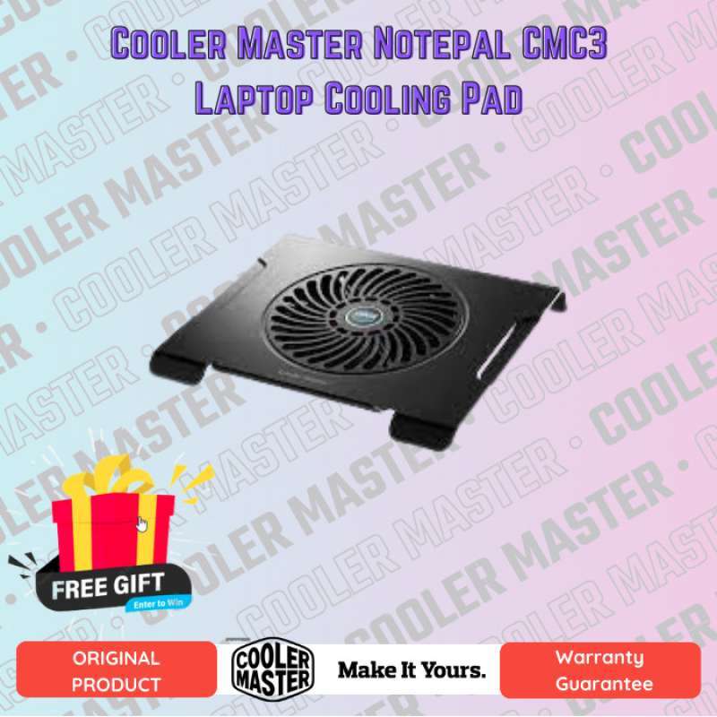 Promo Cooler Master Notepal Cmc3 Laptop Cooling Pad Diskon 23% Di ...