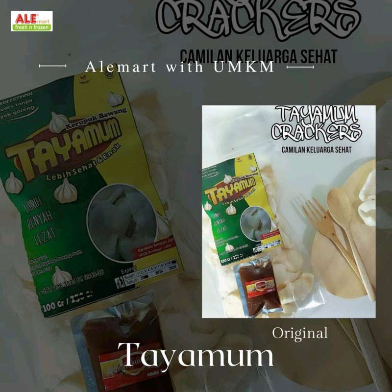 Jual Tayamun Crackers,camilan keluarga sehat,UMKM Tayamum,100 gram di ...