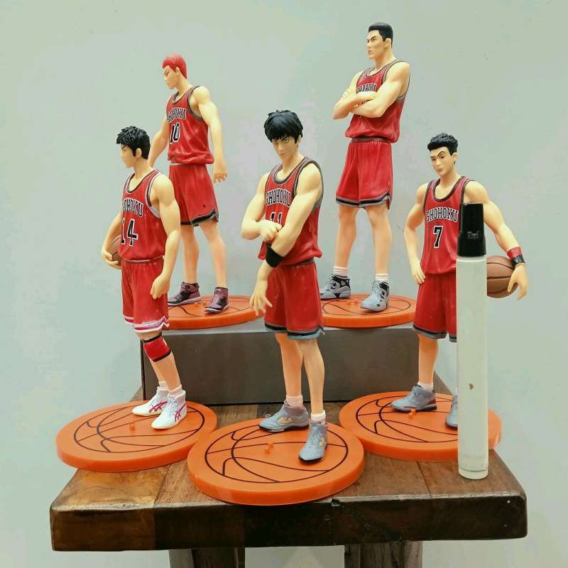 Jual mainan action figure slamdunk shohoku sakuragi hanamichi mitsui ...