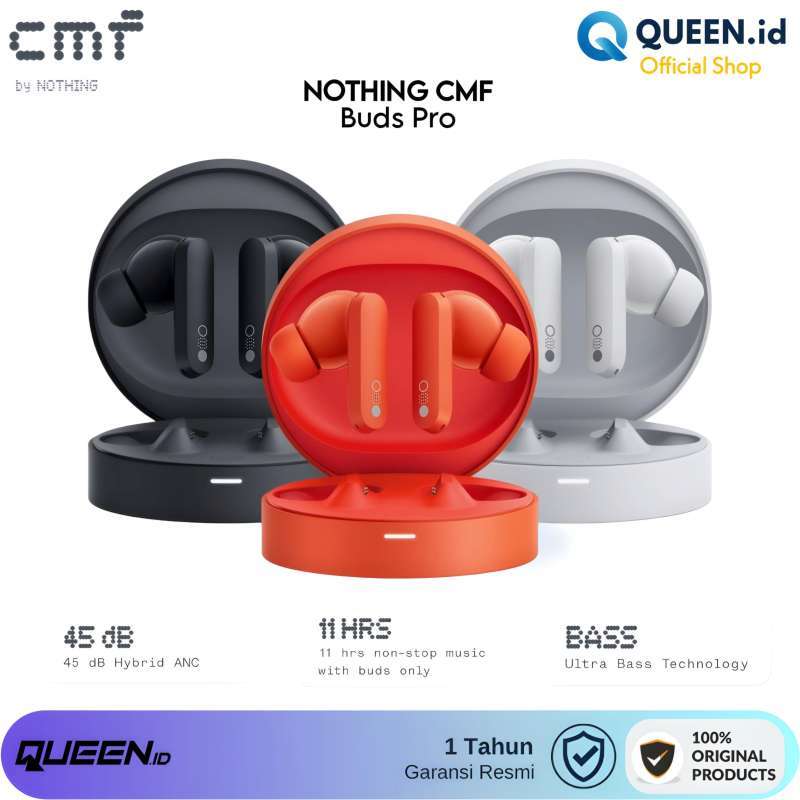 Promo Nothing CMF Buds Pro TWS True Wireless Earbuds Bluetooth Headset ...