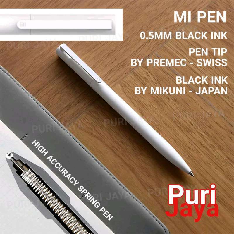 Jual Premium Mikuni Gel Ink Pen Pulpen Original Ballpoint Mi Xiaomi di ...