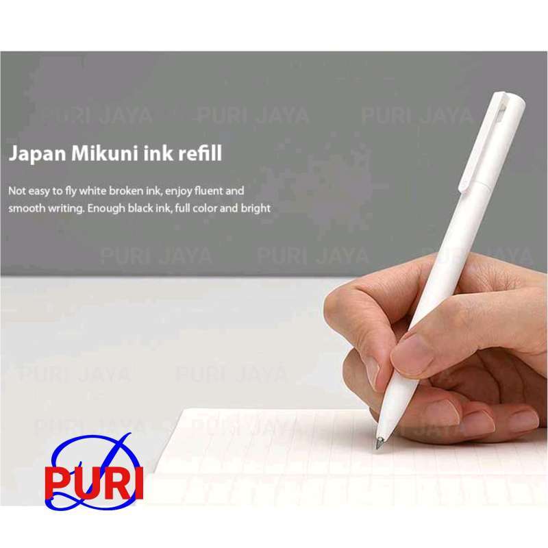 Jual Premium Mikuni Gel Ink Pen Pulpen Original Ballpoint Mi Xiaomi di ...
